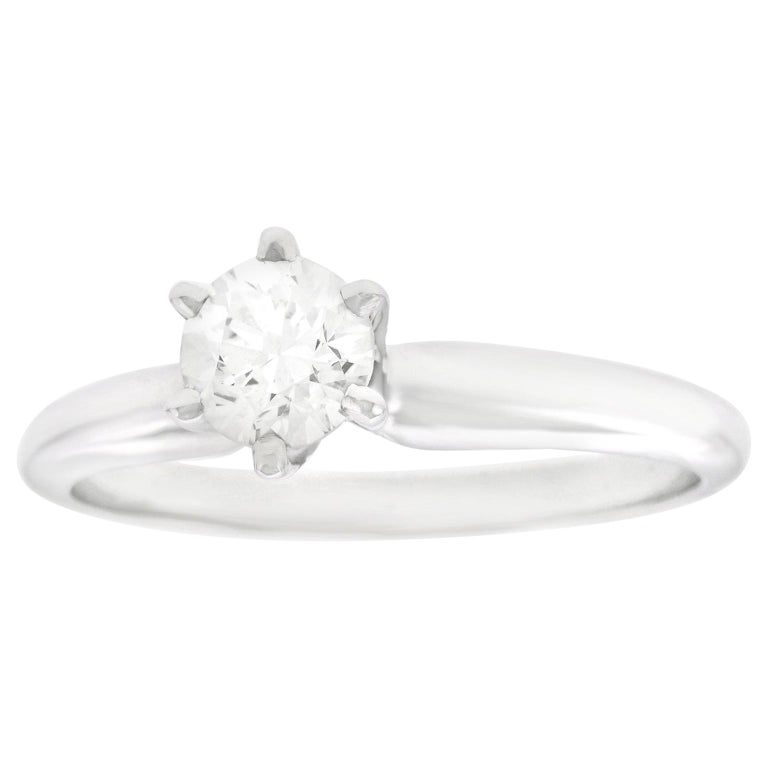 .50 Carat Diamond Set Gold Solitaire Engagement Ring For Sale at 1stDibs