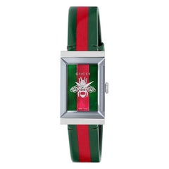 Gucci G-Timeless Black Leather Strap Watch YA1264034A at 1stDibs