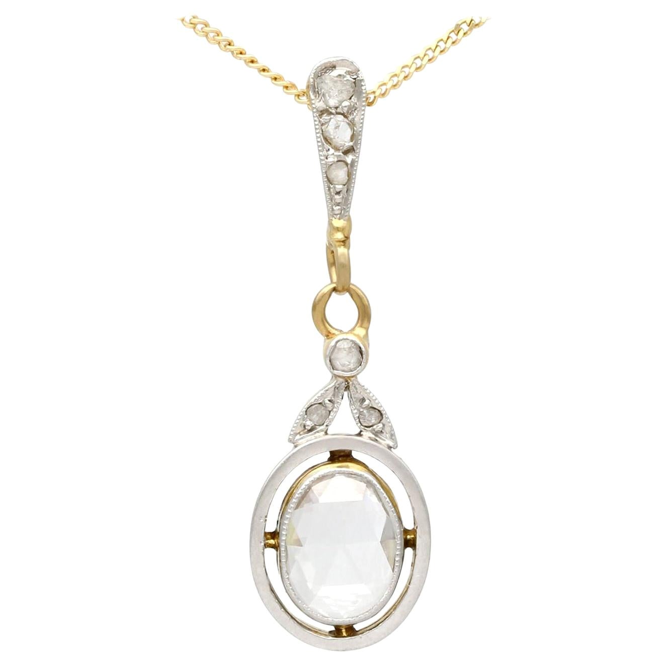 Antique Demantoid Pendant at 1stDibs