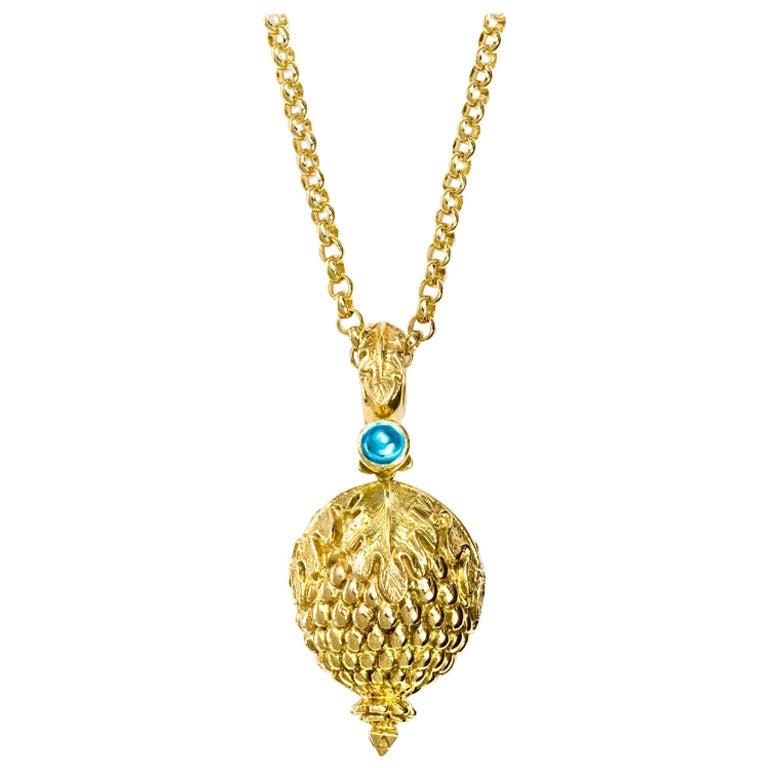 Heavy Indian Tamil Nadu Chettiar Gold Marriage Necklace at 1stDibs