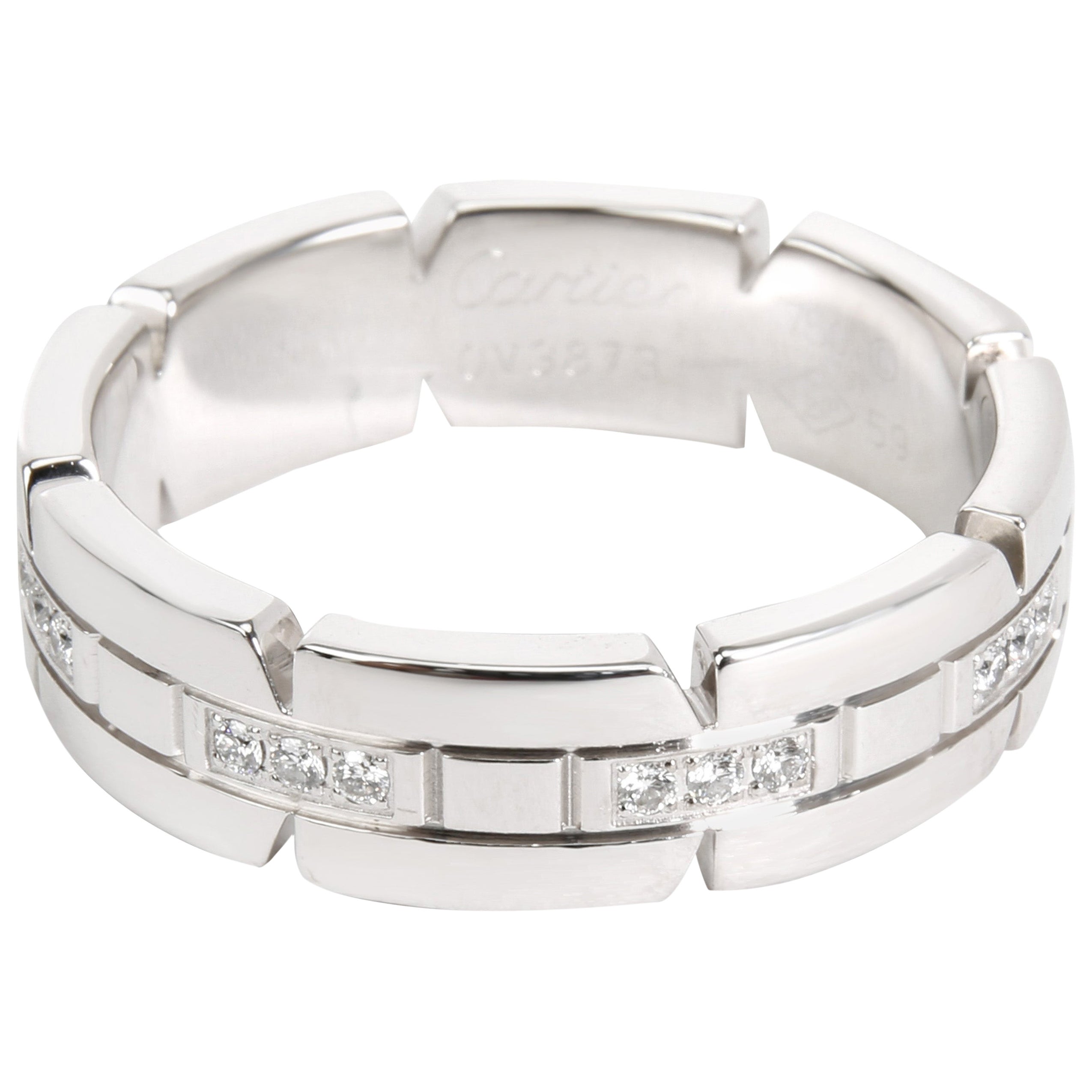 Raphael Leon 0.05 Carat Diamond 14 Karat Gold Band Ring For Sale at 1stDibs