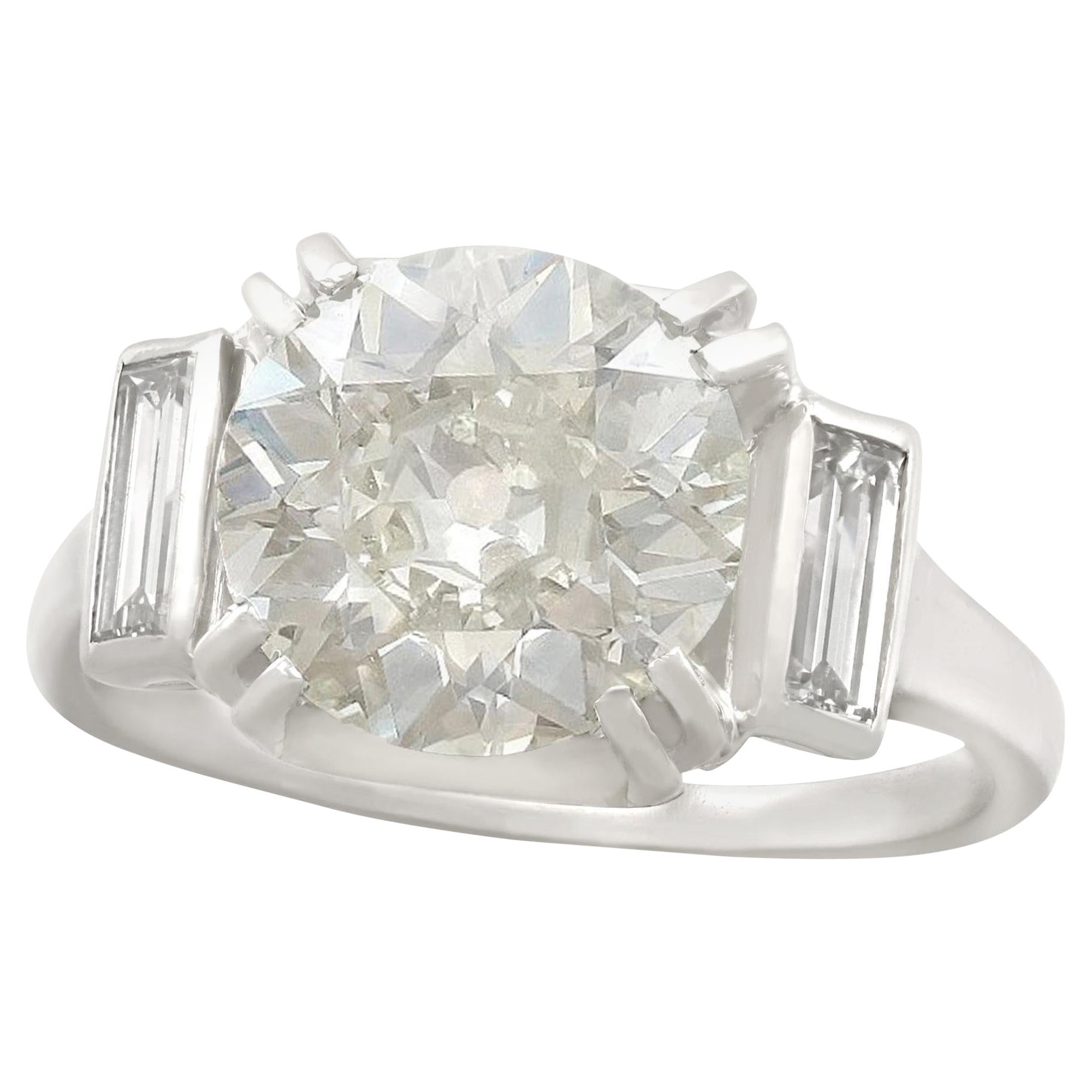 HRD Antwerp 5.62 Carat Pear Cut Diamond Ring For Sale at 1stDibs