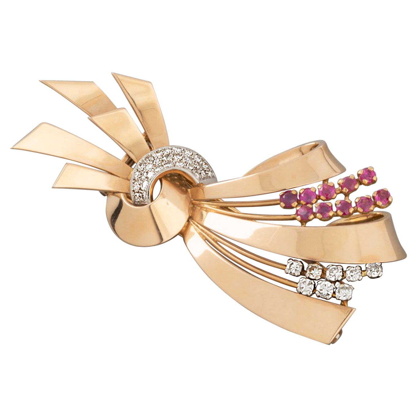 Vintage Christian Dior Dome Brooch at 1stDibs