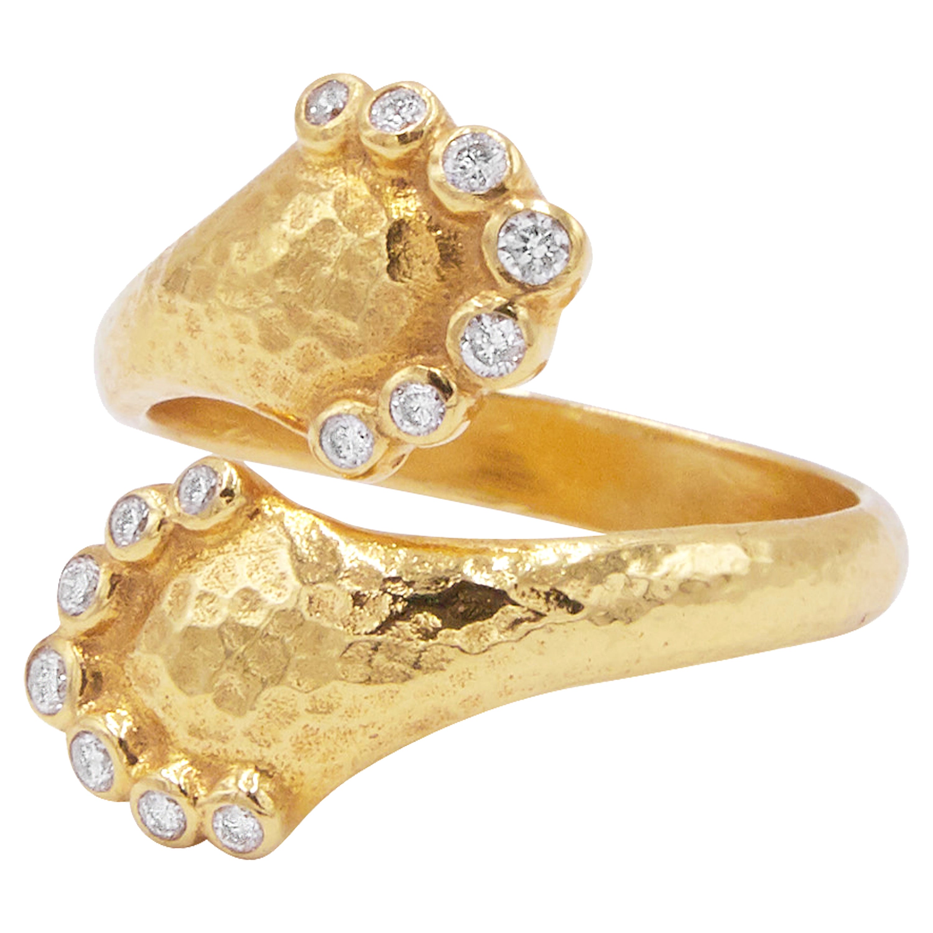 GURHAN Gold Diamond Ring at 1stDibs