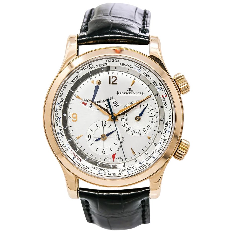Jaeger-LeCoultre Master Control Geographic Chronograph Gold Ref. 169.1. ...