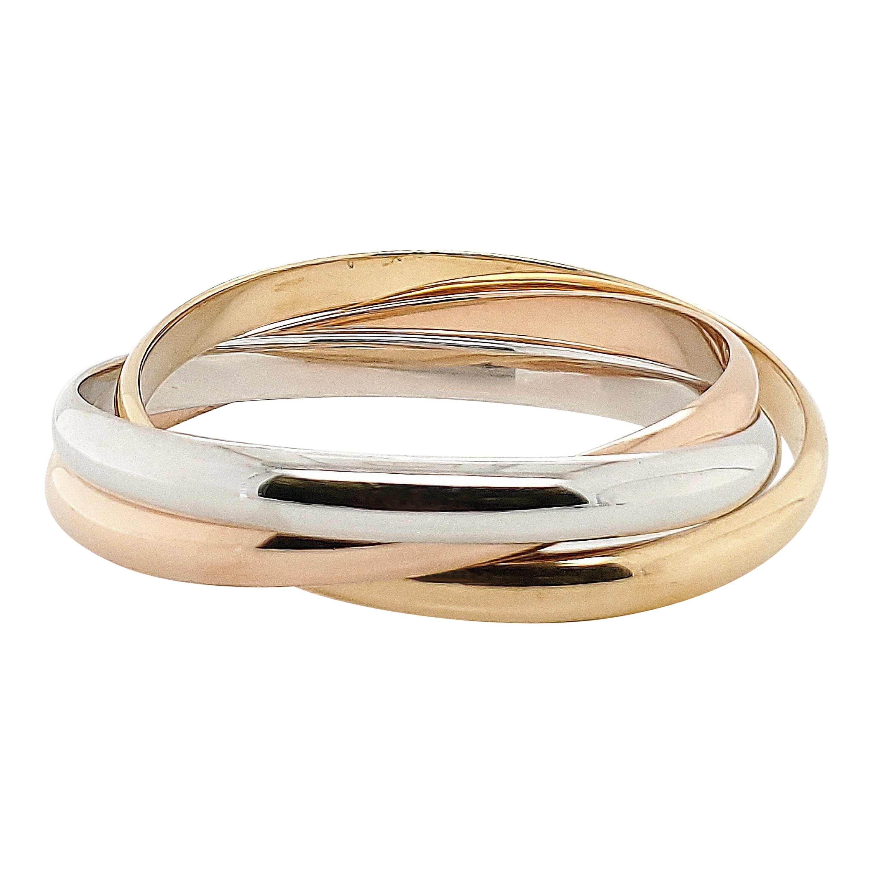 Cartier Trinity Bracelet Large Model Large Size For Sale at 1stDibs