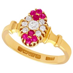 Antique Russian Ruby Diamond Ring at 1stDibs | russian ruby ring ...