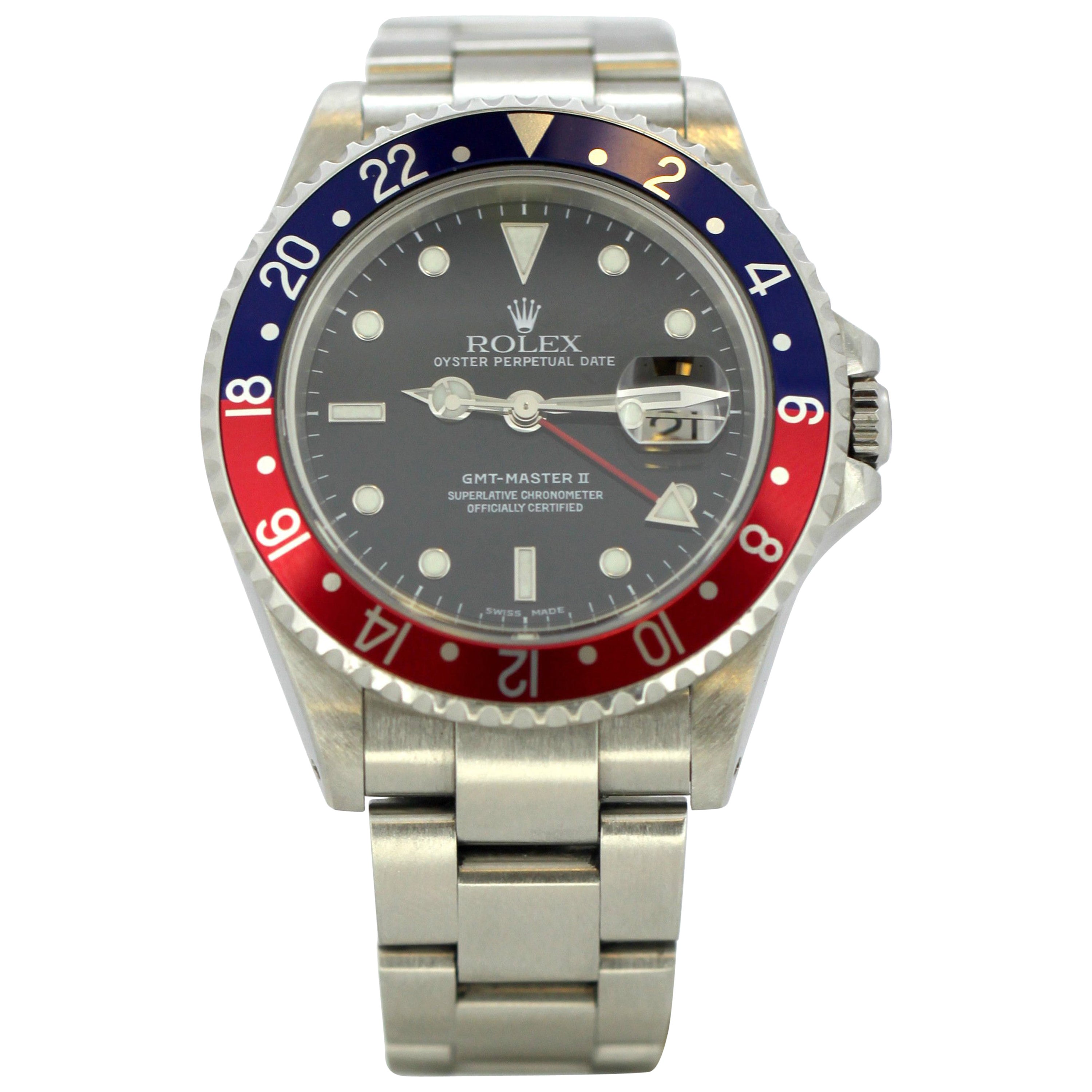 Super Rare Original 1966 Rolex GMT Master Pepsi Pan AM 1675 Little GMT ...