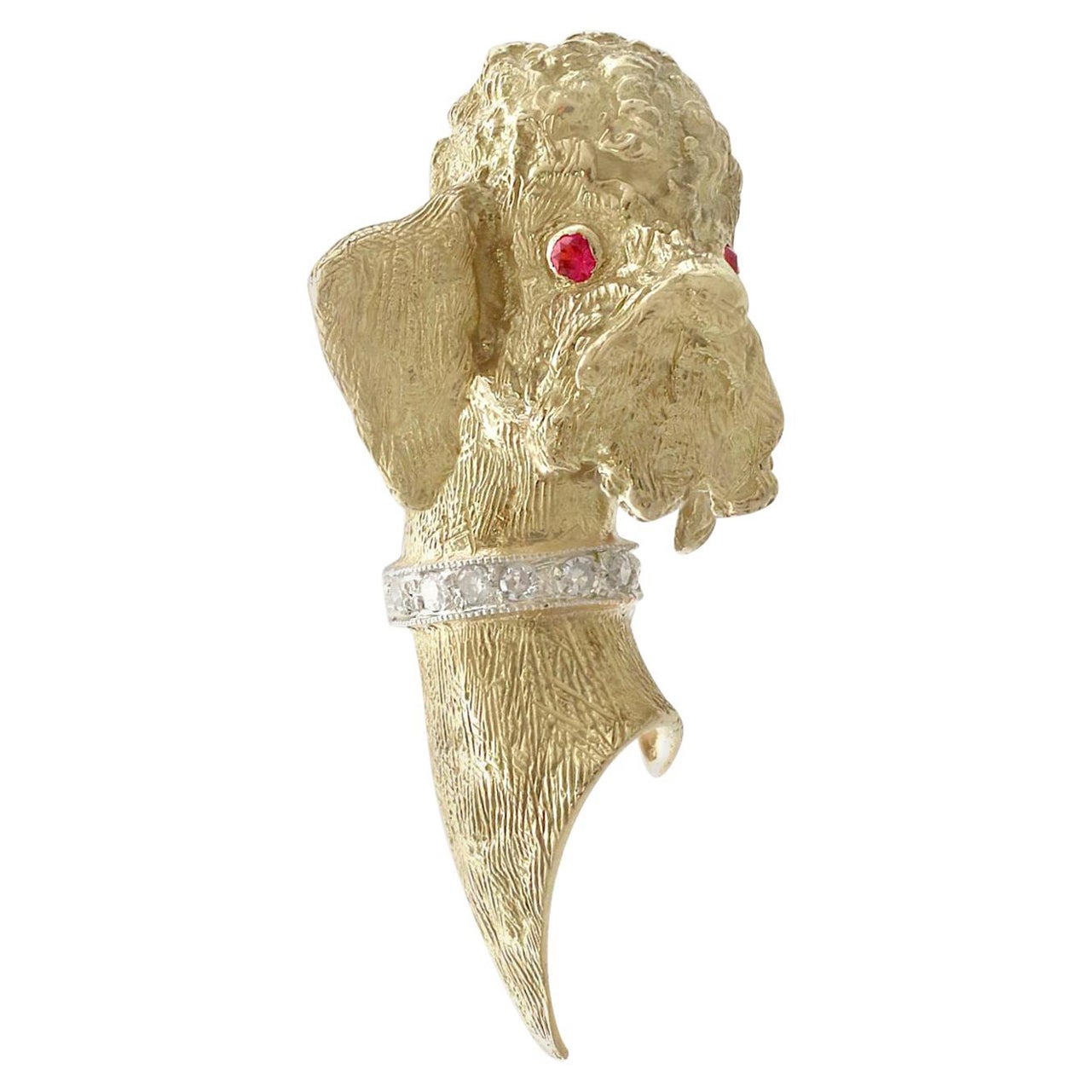 Vintage Gold Poodle Brooch at 1stDibs | vintage poodle brooch, poodle ...
