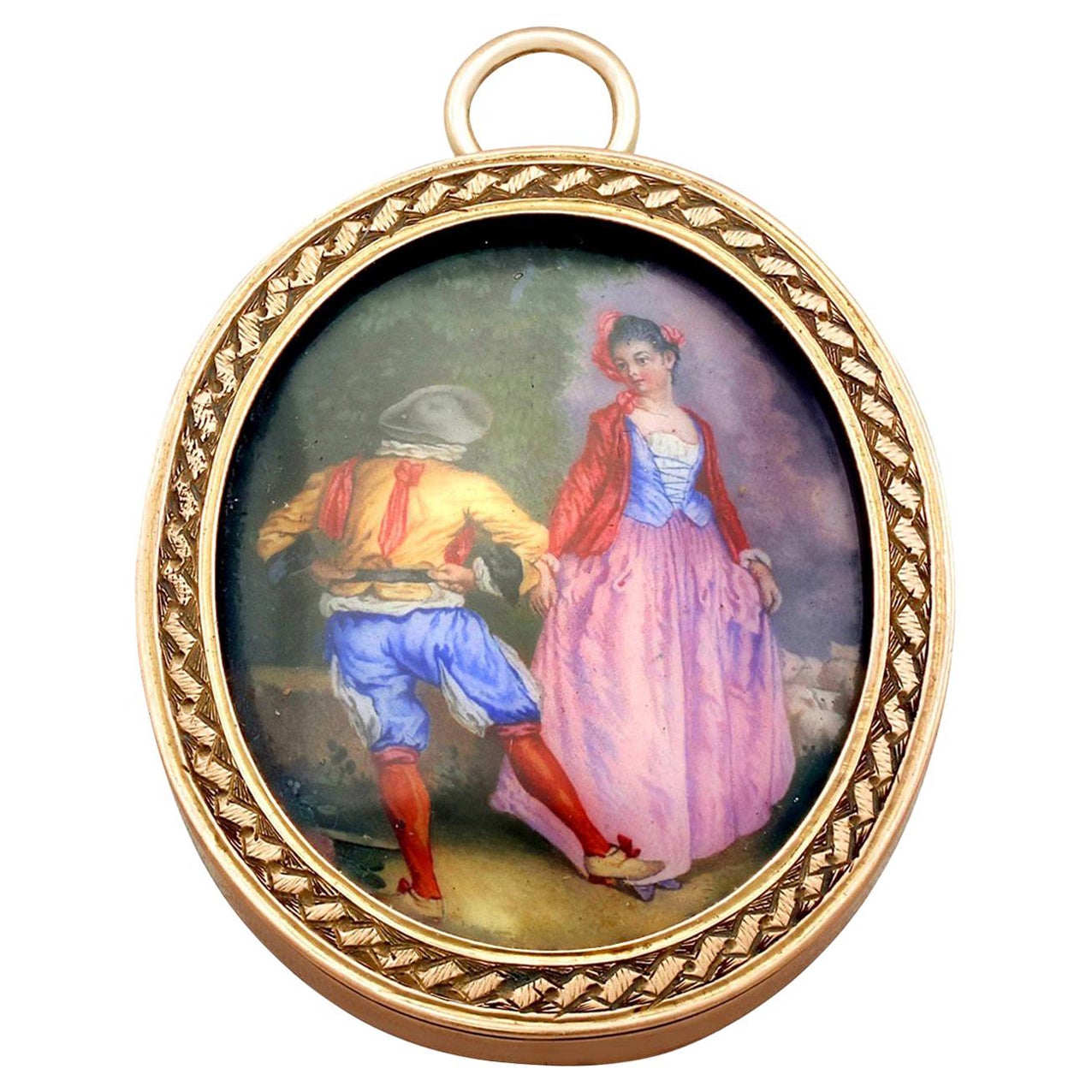 Antique Victorian Gold Jester Novelty Pendant at 1stDibs | gold jester ...