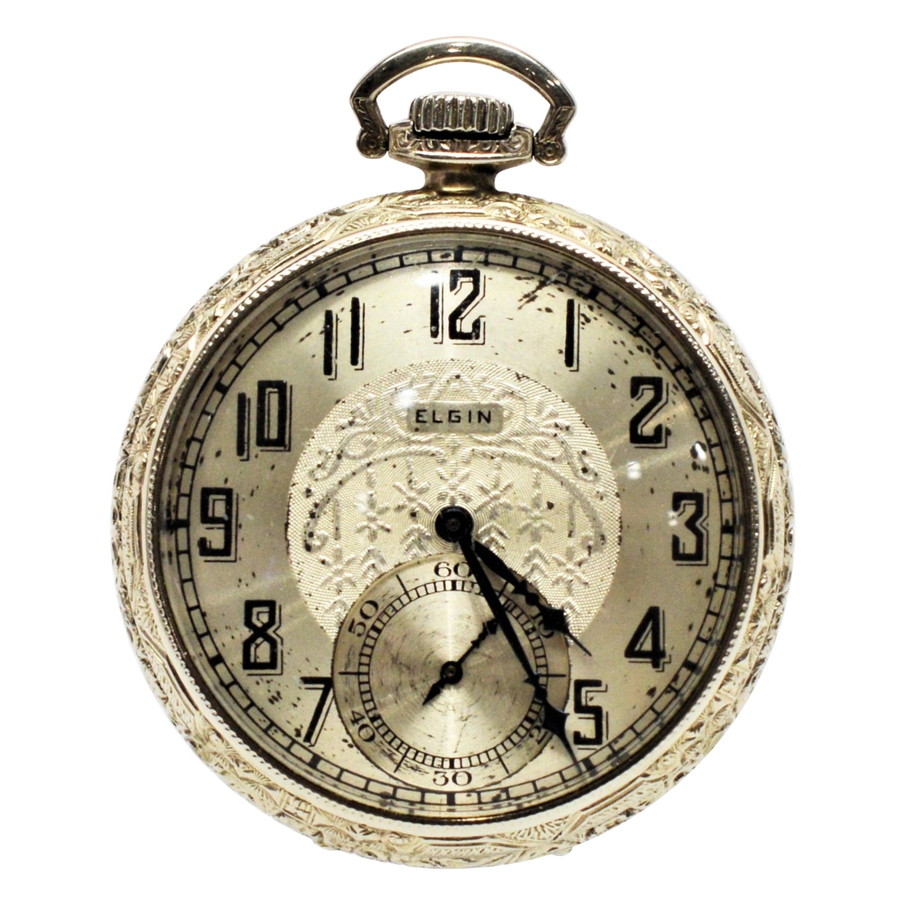 Audemars Piguet Platinum Diamond Emerald Pocket Watch at 1stDibs