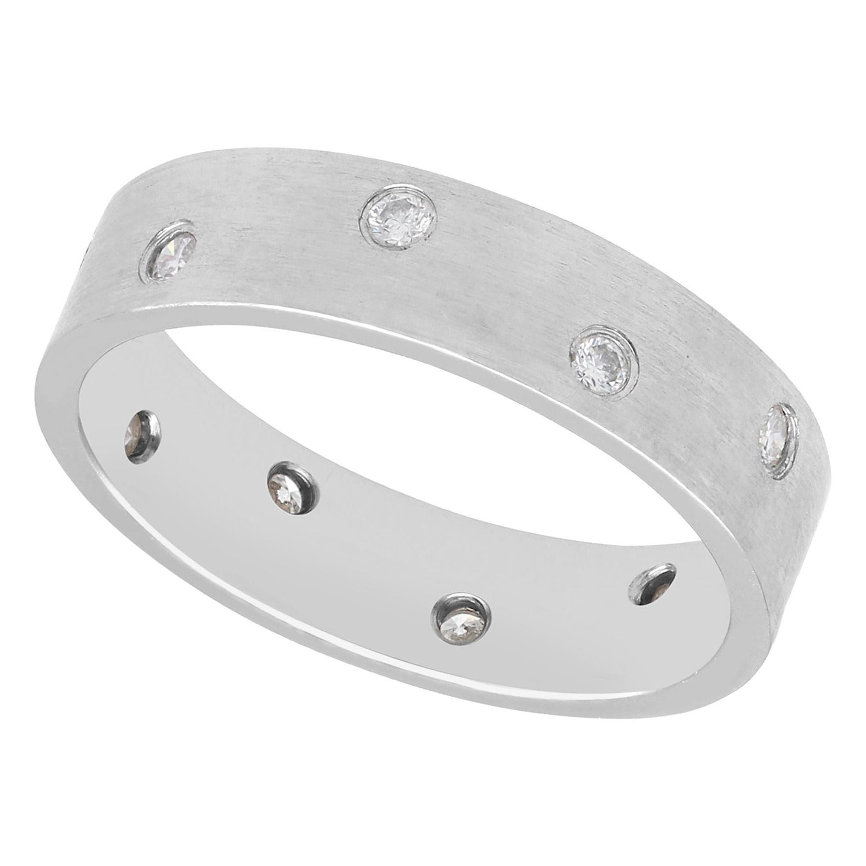 Diamond and White Gold Raindance Style Ring, Circa 2000 at 1stDibs ...