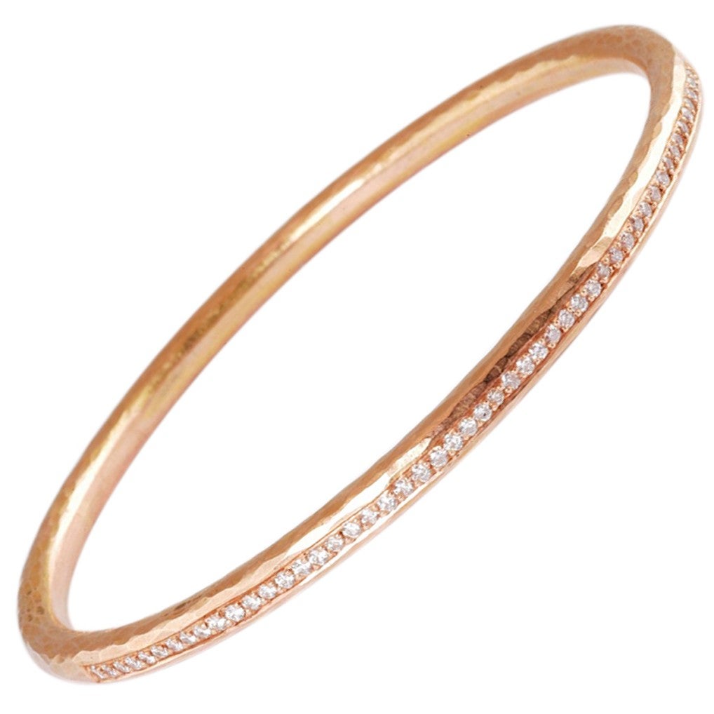 Diamond Channel Set Bangle For Sale at 1stDibs