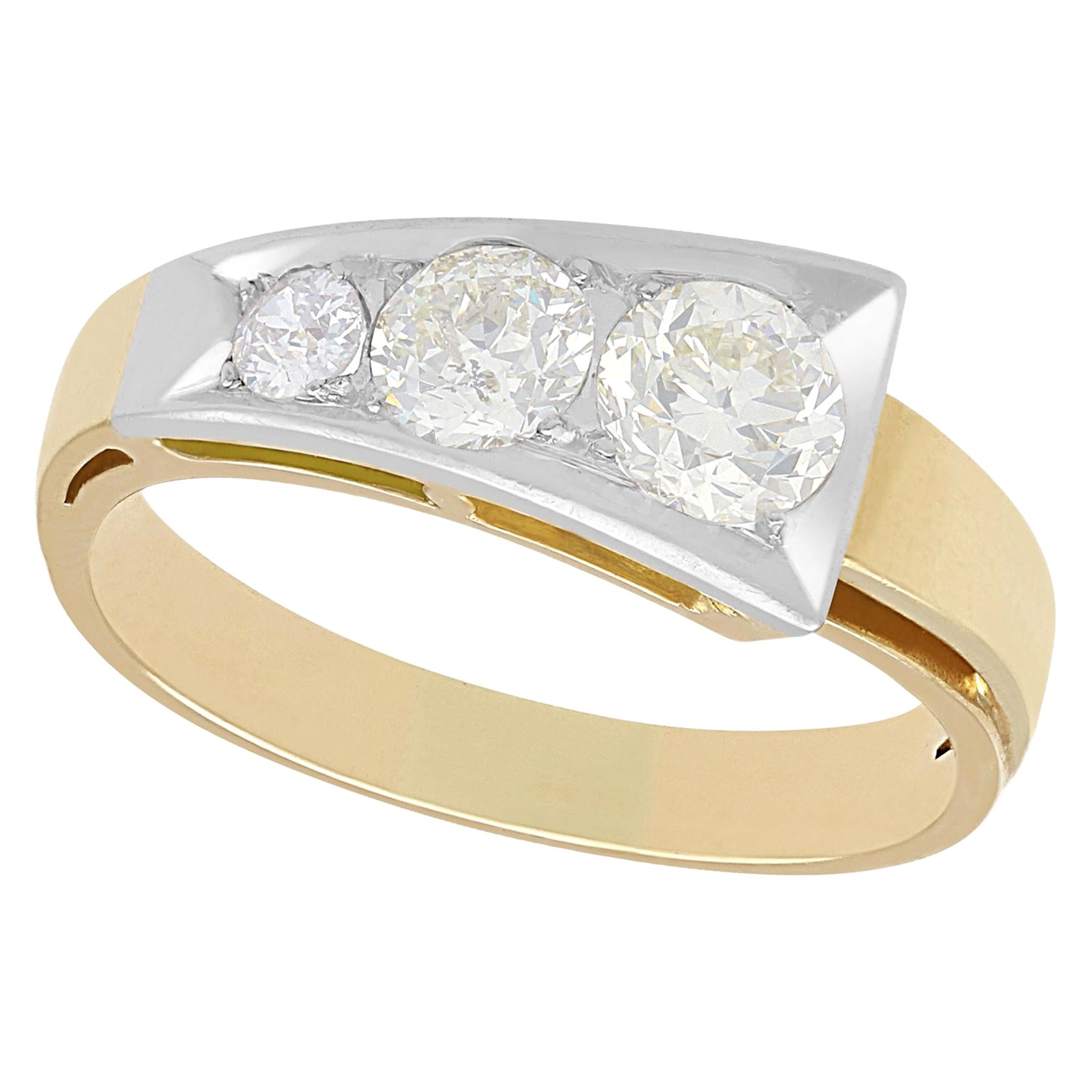 Woven Yellow Gold Band Ring For Sale at 1stDibs