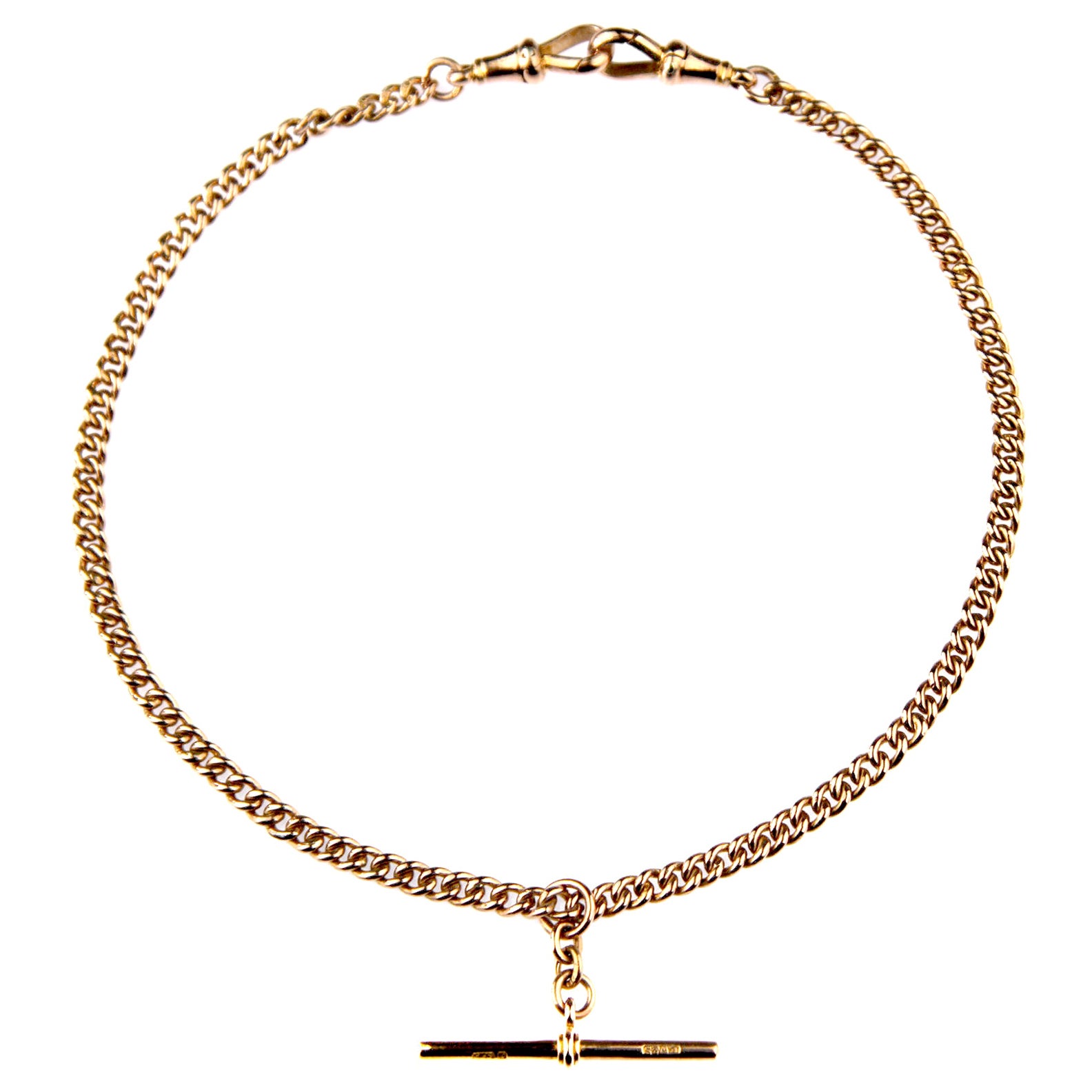 Antique Gold Fancy Double Prince Albert Chain at 1stDibs