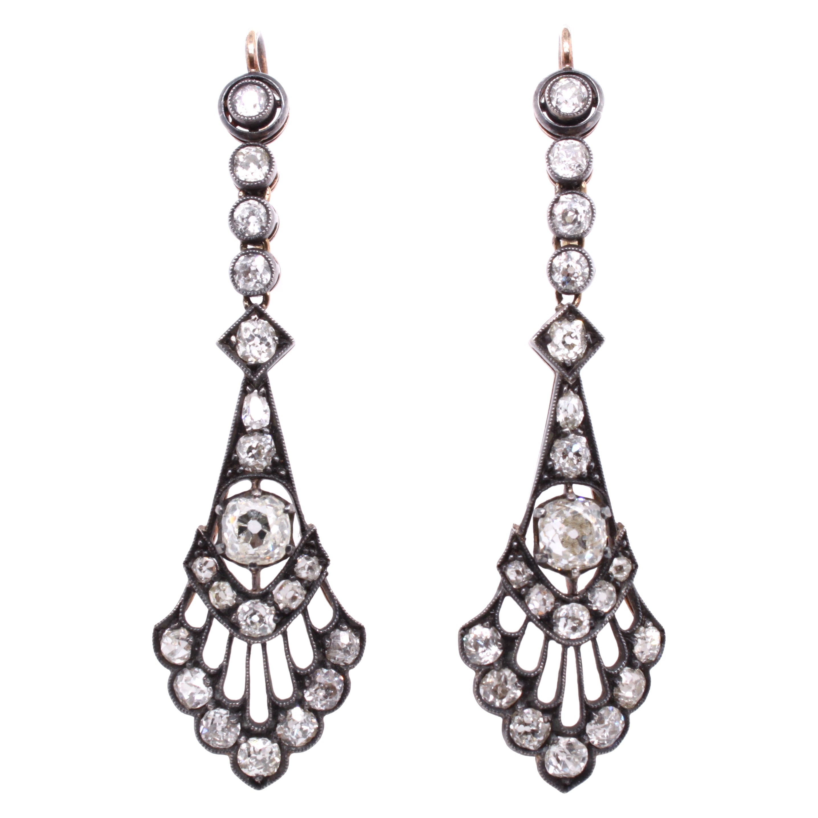 Antique Victorian Pique Earrings at 1stDibs