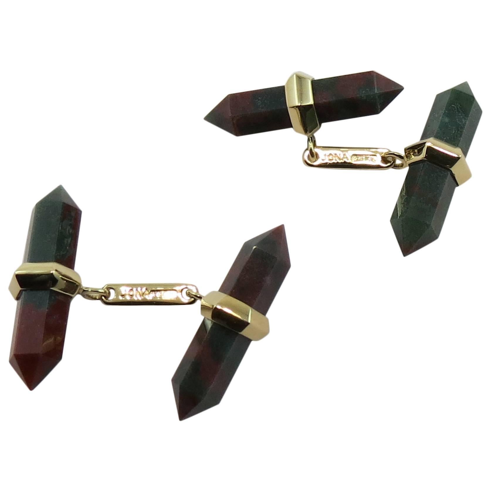 George L'enfant 18 Karat Yellow Gold T-Bar Cufflinks, Circa 1960 For ...