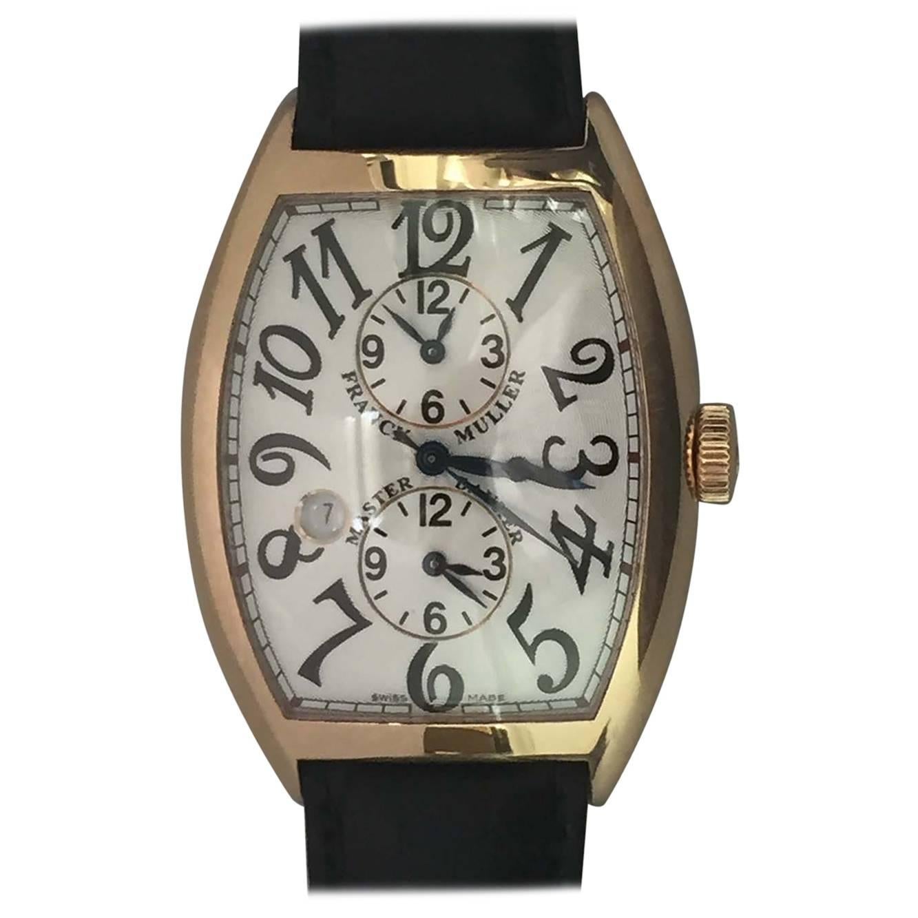 Franck Muller Rose Gold Master Banker Automatic Wristwatch Ref 9880 MB ...