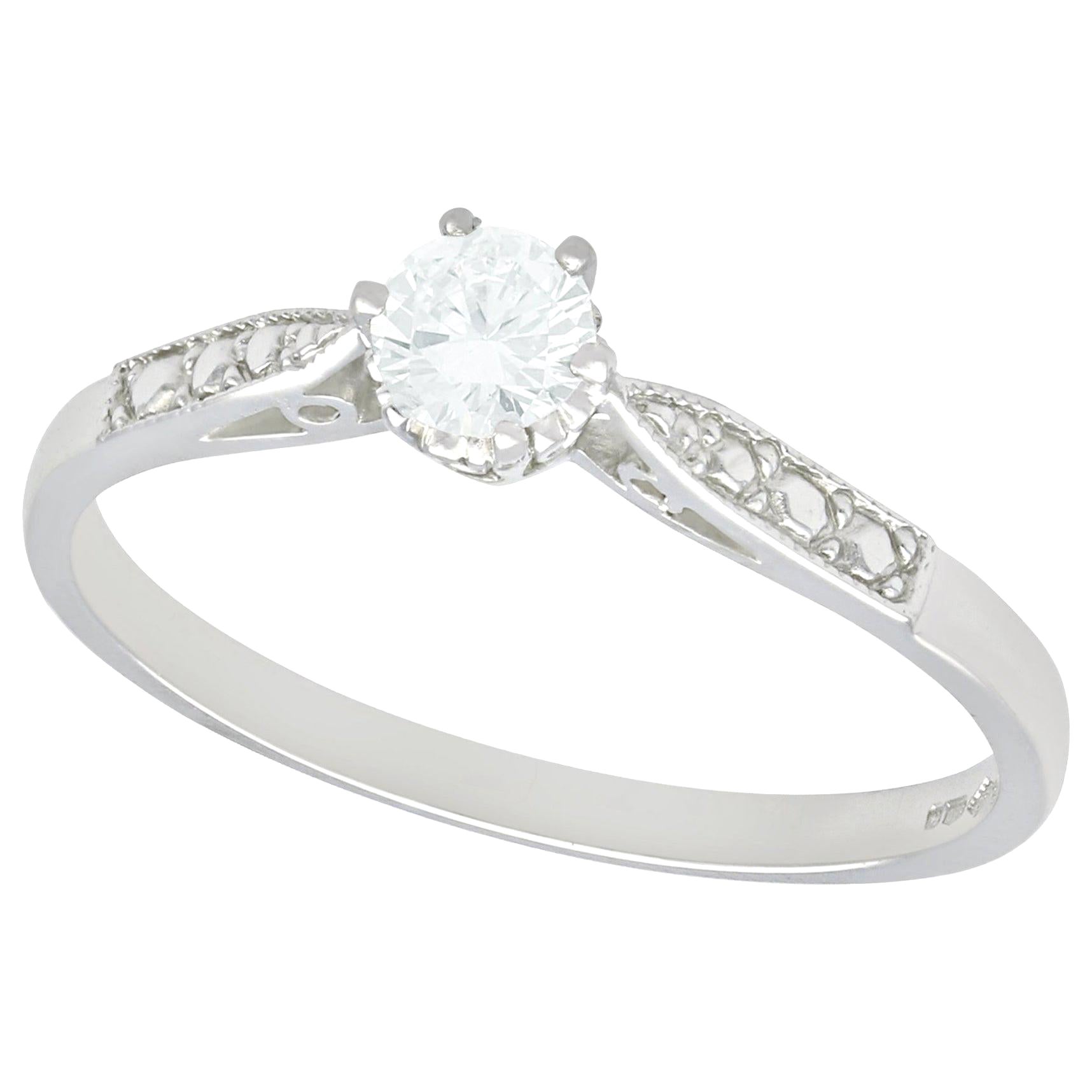 DEBEERS Aura Solitaire Diamond Platinum Engagement Ring at 1stDibs | de ...