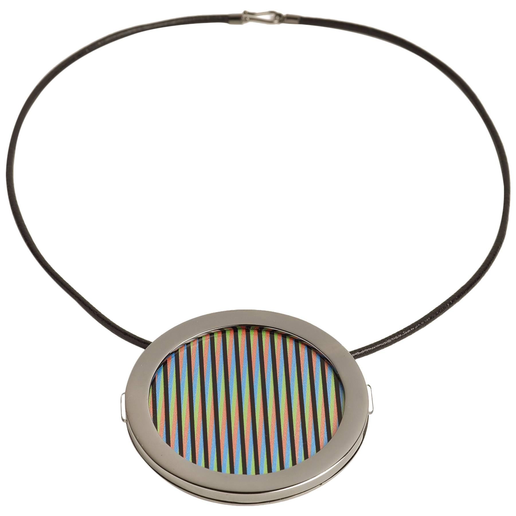 Chromointerference, necklace, Carlos Cruz-Diez -limited edition-Artist ...