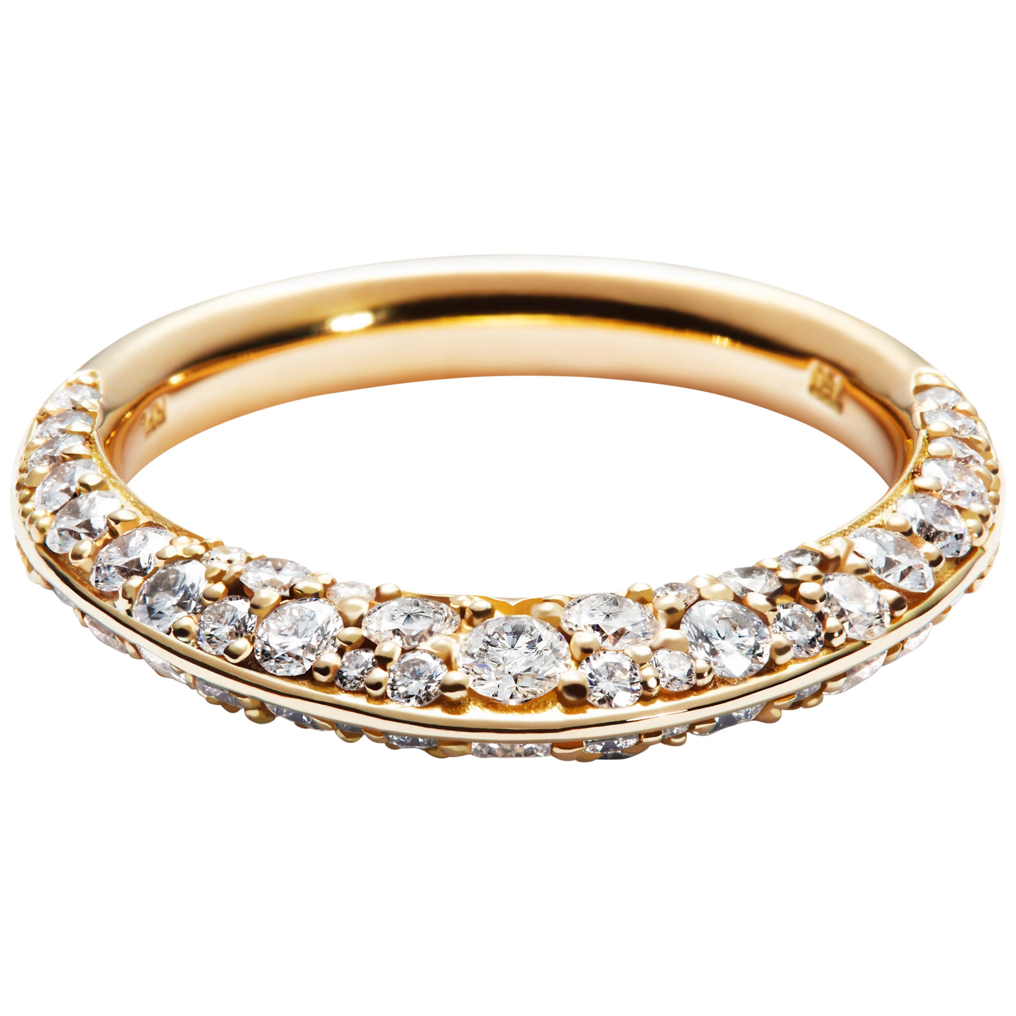 5ct Solitaire Traceable Diamond Ring In 18 Karat Yellow Gold By Rocks ...