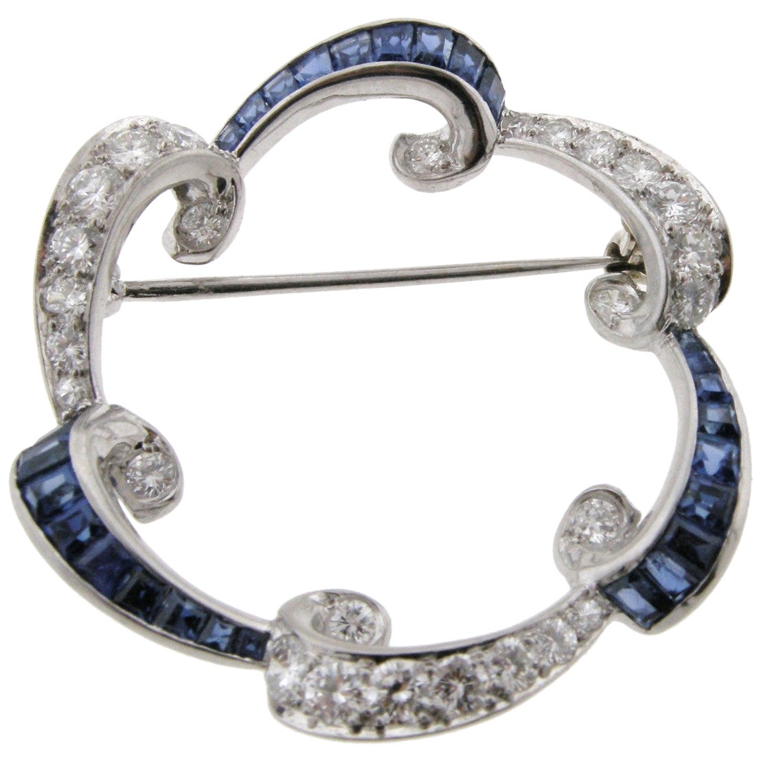Vintage Christian Dior Dome Brooch at 1stDibs
