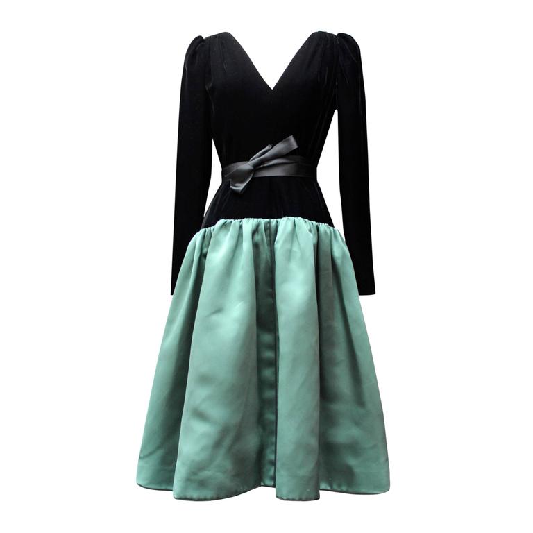 1978 Yves Saint Laurent Haute Couture Evening Dress at 1stDibs