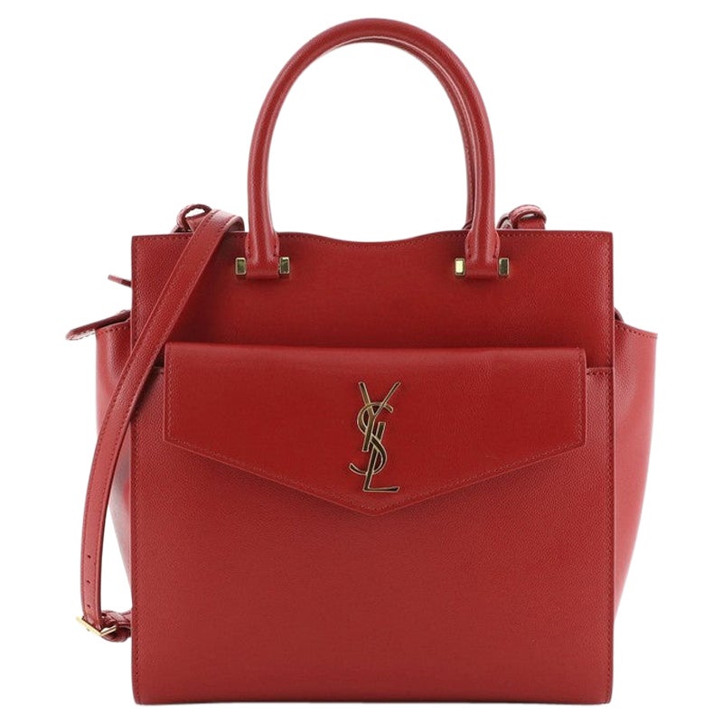 Yves Saint Laurent Red Downtown Tote Bag For Sale at 1stDibs