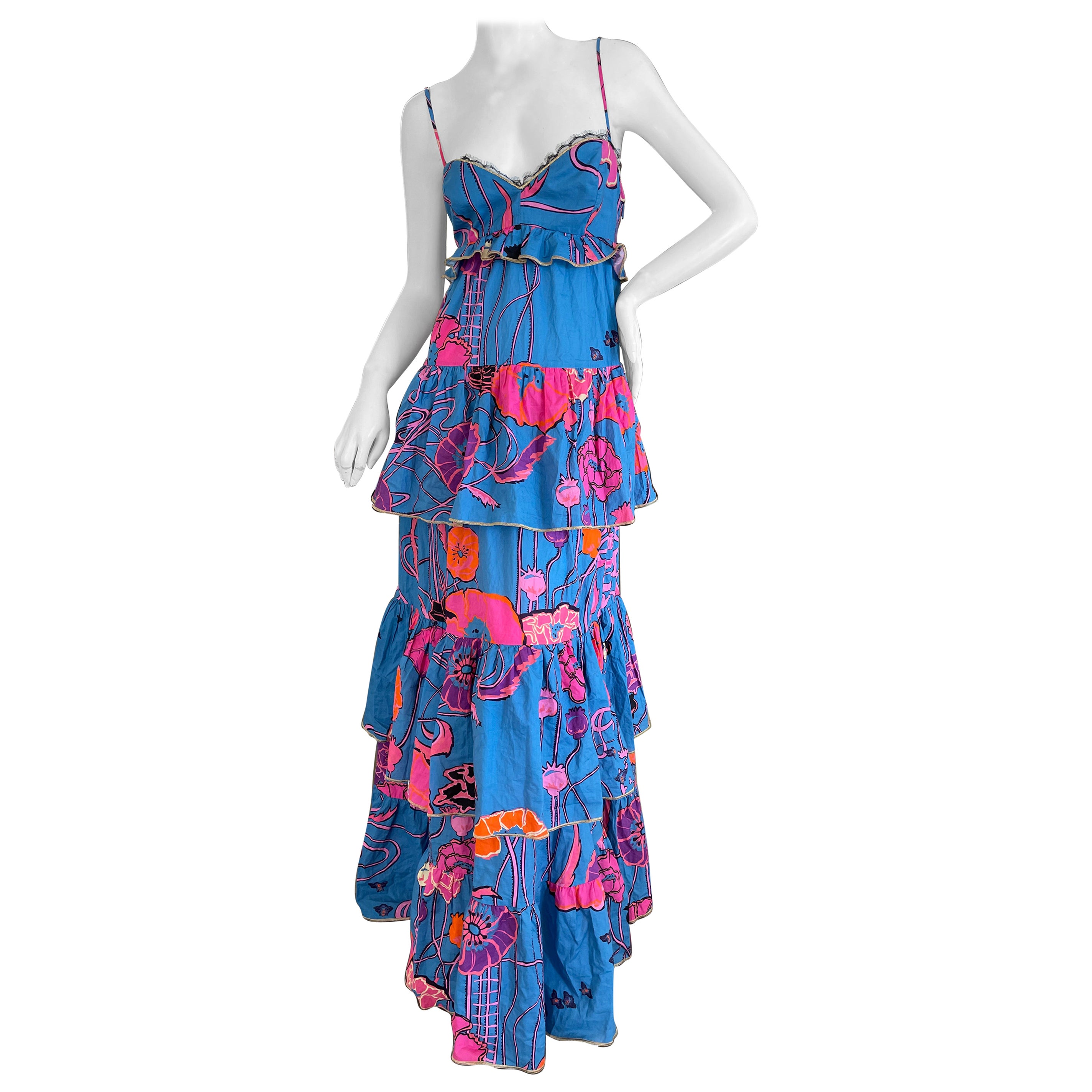 Peter Dundas for Roberto Cavalli Beaded Evening Dress with Minaudiere ...