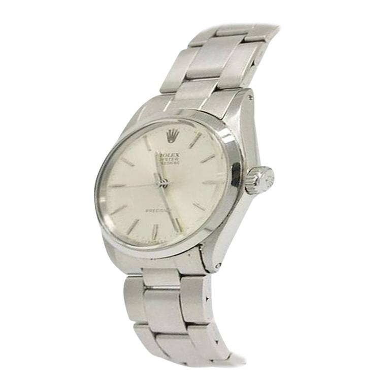 Rolex Stainless Steel Oyster Speedking Precision Watch at 1stDibs ...