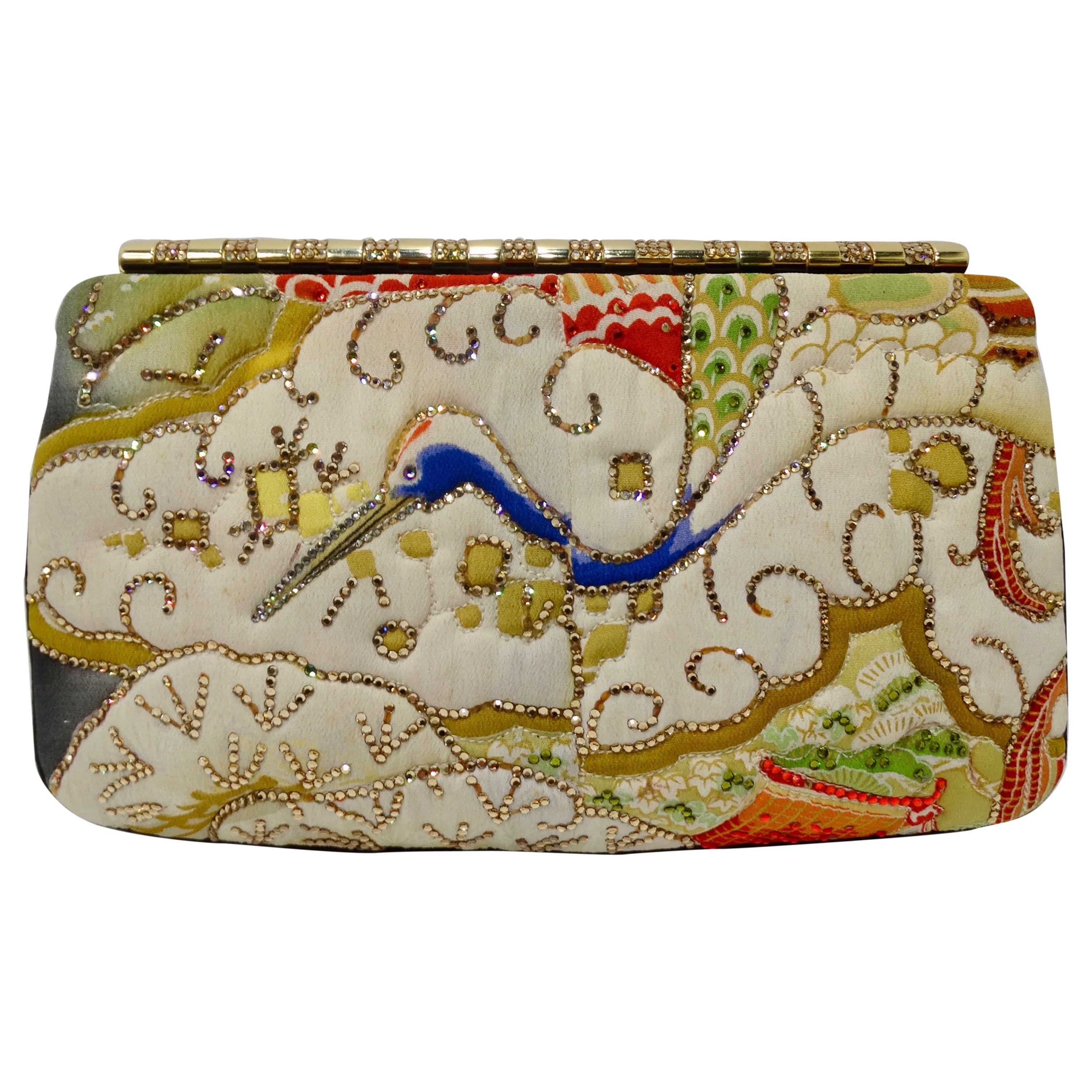 1980s Judith Leiber Luxe Patchwork Clutch For Sale at 1stDibs