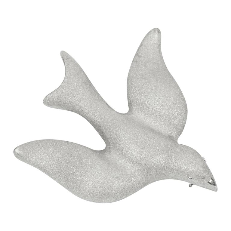 Beautiful Dove of Peace Sterling Silver Brooch Pin For Sale at 1stDibs ...