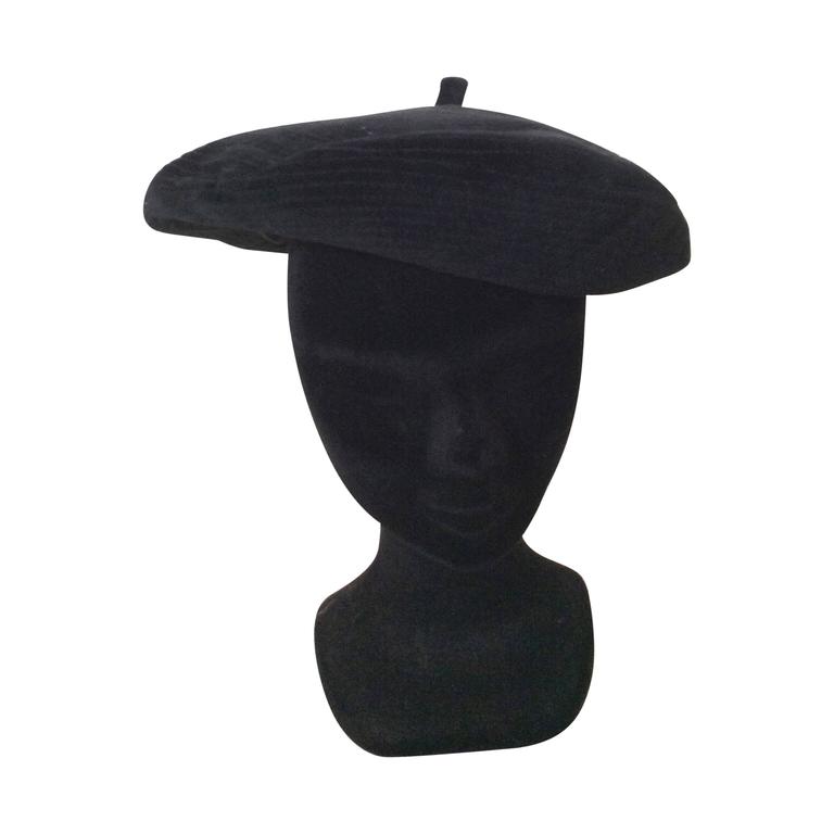 Rare Chanel Beret - 1970's at 1stDibs