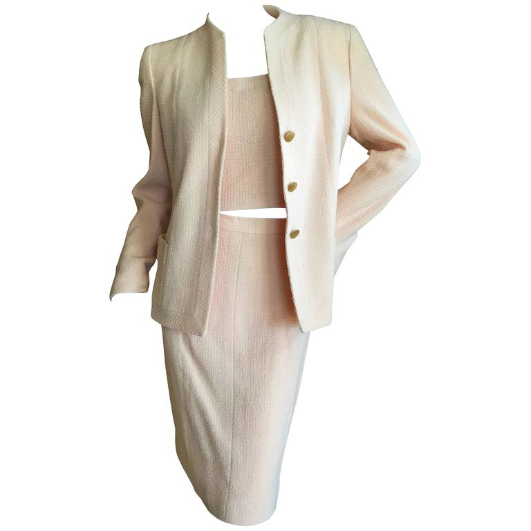Chanel Three Piece Midriff Bearing Suit from Spring 1988 at 1stDibs
