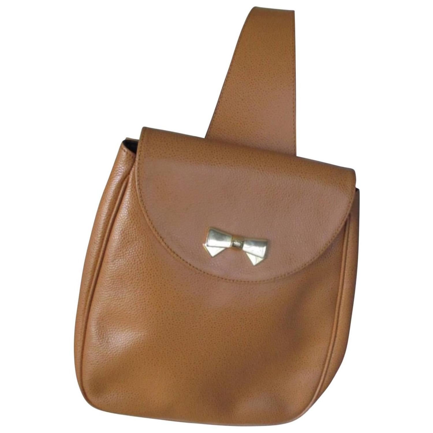 Nina Ricci leather bag For Sale at 1stdibs