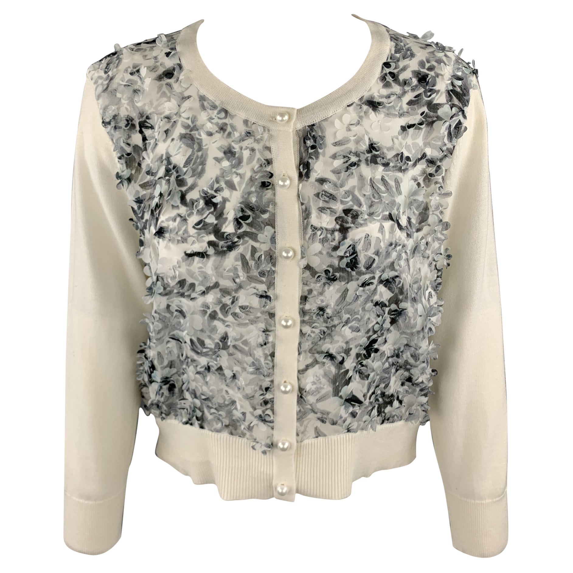 Iconic Vintage Chanel Logo Cashmere Cardigan at 1stDibs | chanel ...