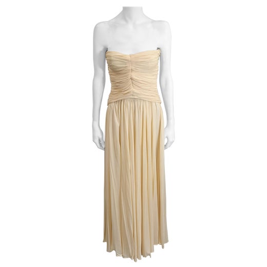 Halston 1970s Gold Metallic Silk Lurex Couture Vintage Disco Wrap Shirt ...