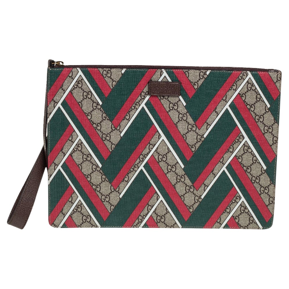 Gucci Zip Around Organizer Wallet Blooms Print GG Coated Canvas at 1stDibs