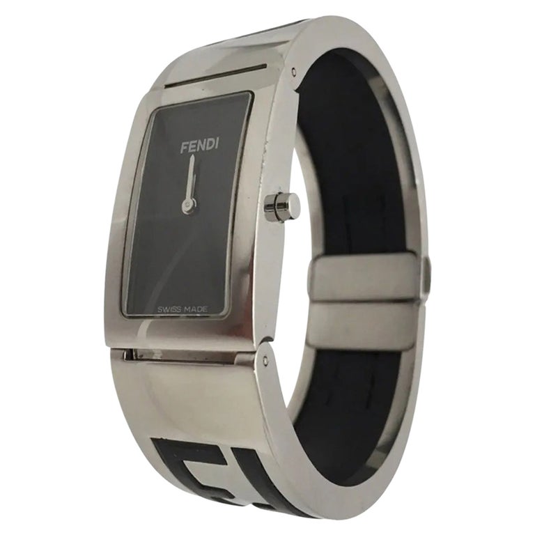 Fendi 3250 Bangle Stainless Steel Watch For Sale at 1stDibs