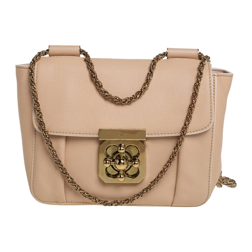 Chloe Beige/Brown Leather Susan Top Handle Bag For Sale at 1stDibs ...