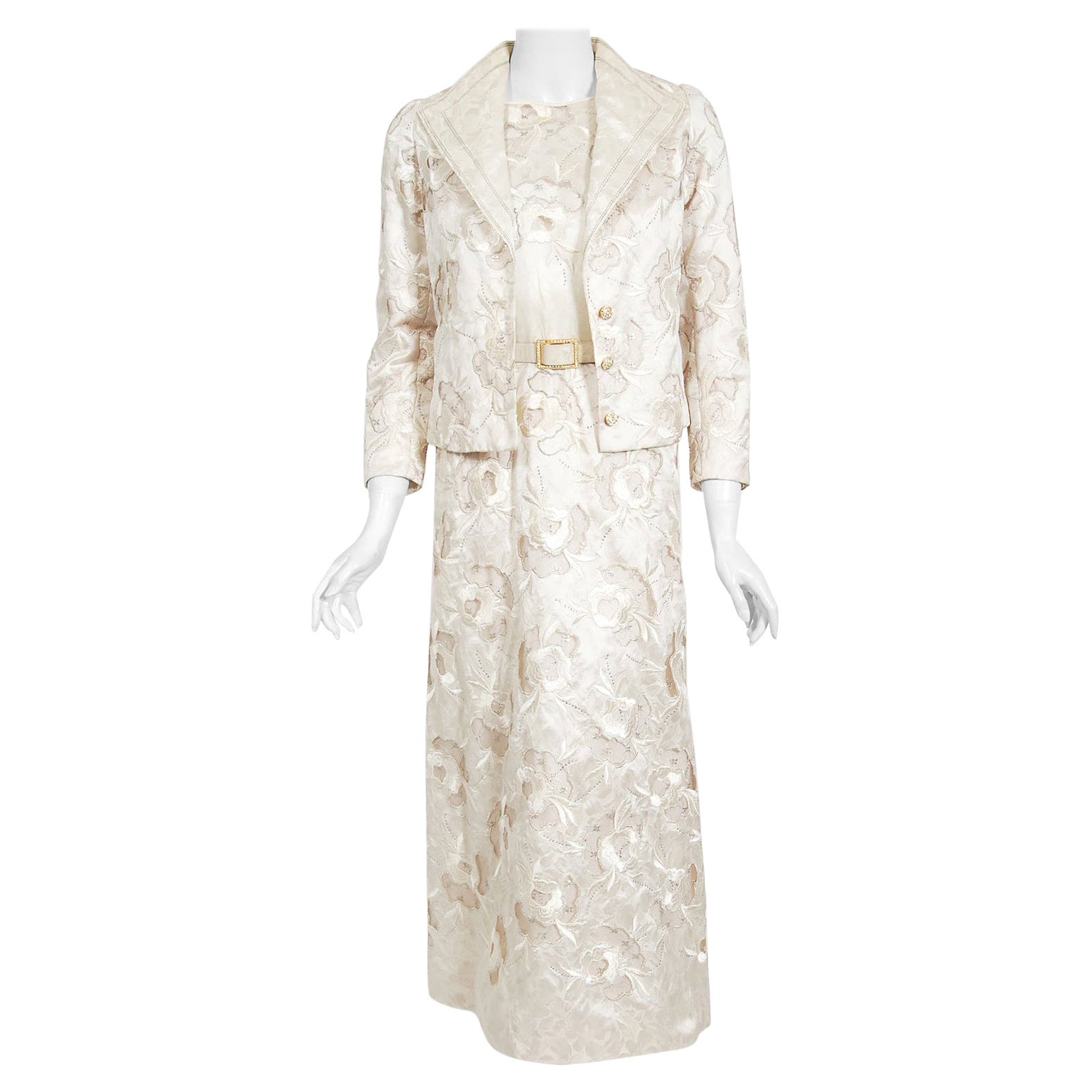 Extraordinary Elsa Schiaparelli Haute Couture Evening Jacket For Sale ...