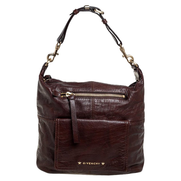 Givenchy Dark Brown Leather Hobo at 1stDibs