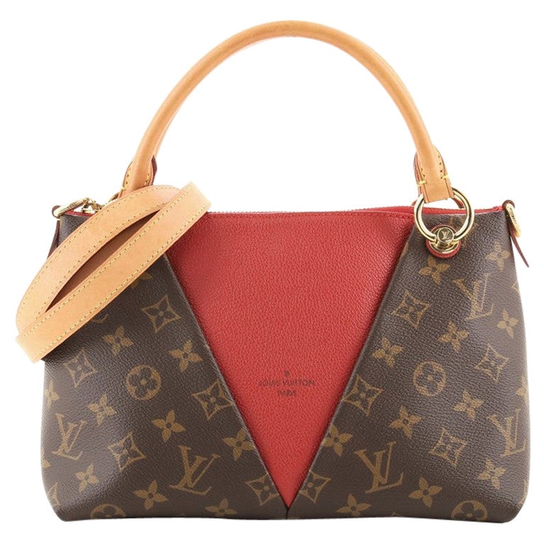 V Tote Monogram Canvas and Leather BB at 1stDibs