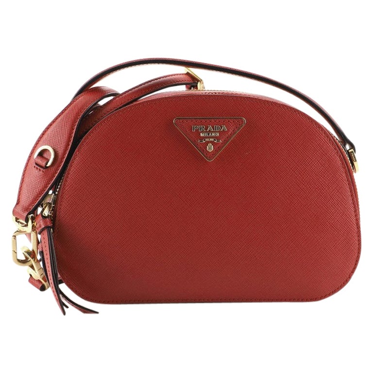 Prada Odette Top Handle Bag Saffiano Leather Small at 1stDibs