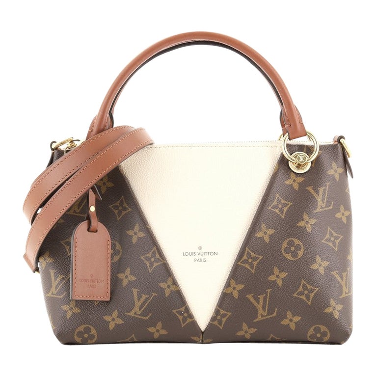 Louis Vuitton V Tote Monogram Canvas and Leather BB at 1stDibs