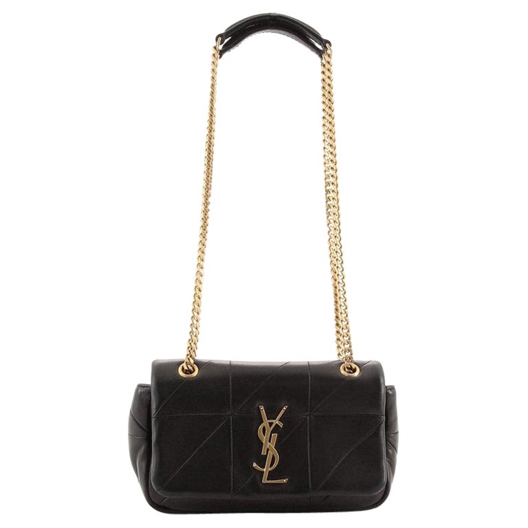 Saint Laurent Jamie Flap Bag Quilted Leather Small at 1stDibs