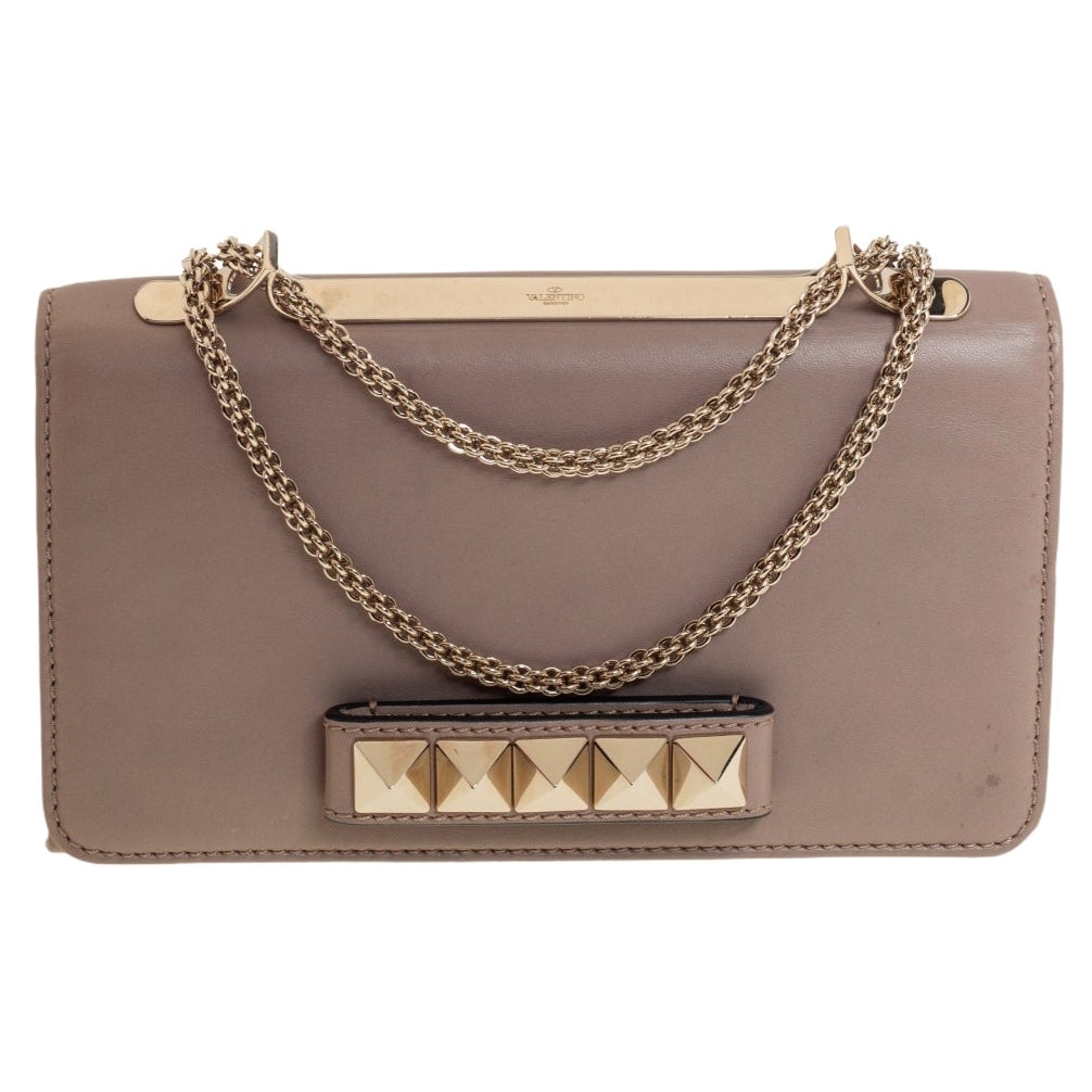 Valentino B-Rockstud Shoulder Bag Leather Medium at 1stDibs