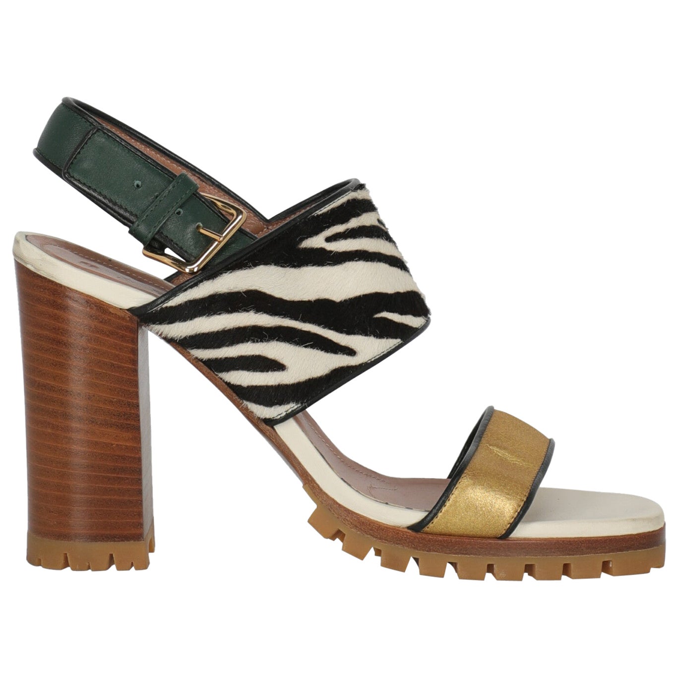 Marni Pink Satin Slingback Sandals Size 40 For Sale at 1stDibs