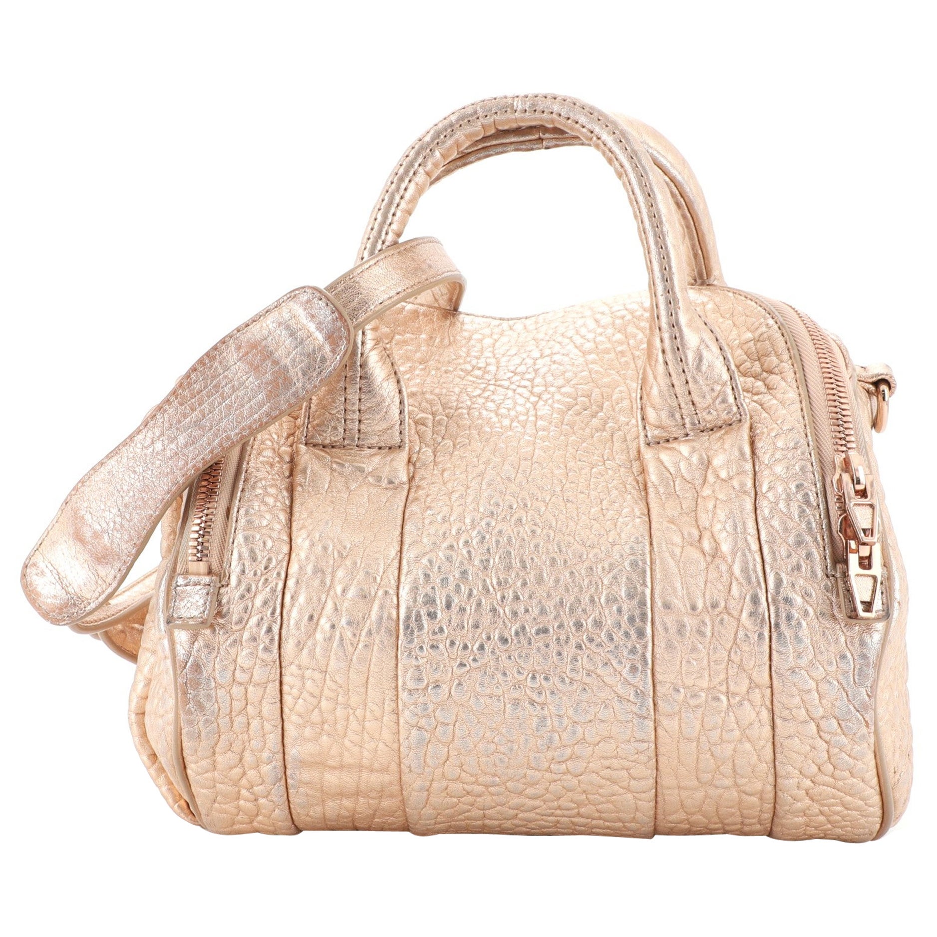 Alexander Wang Purple Pebbled Leather Rocco Duffel Bag For Sale at ...