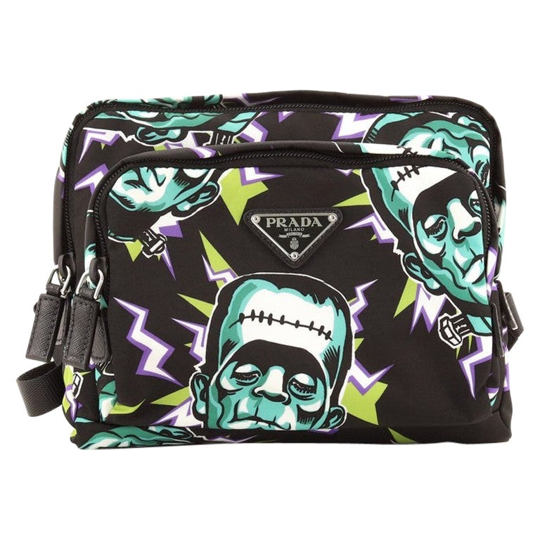 Prada Frankenstein Harness Belt Bag Printed Tessuto at 1stDibs